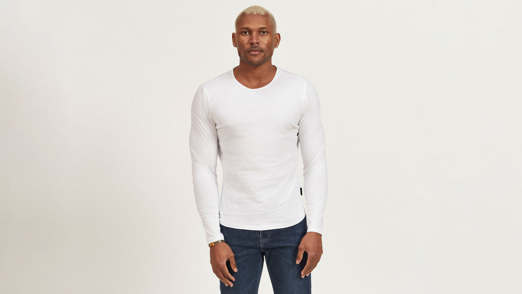 Men's Organic Cotton LS Crew T-shirt | Citizen Wolf